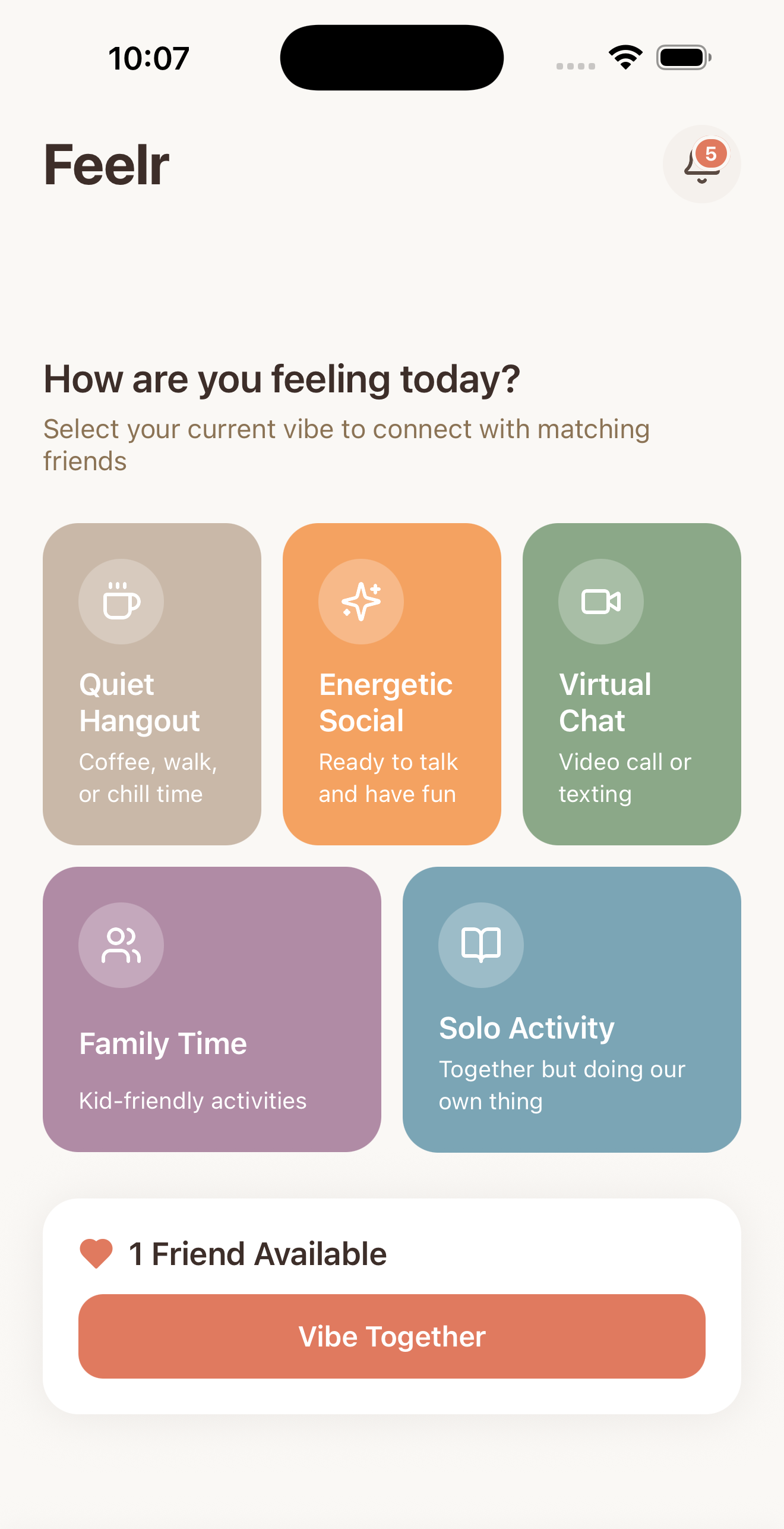 Feelr - Find Friends to Hang Out With Right Now | Mood-Based Friend ...